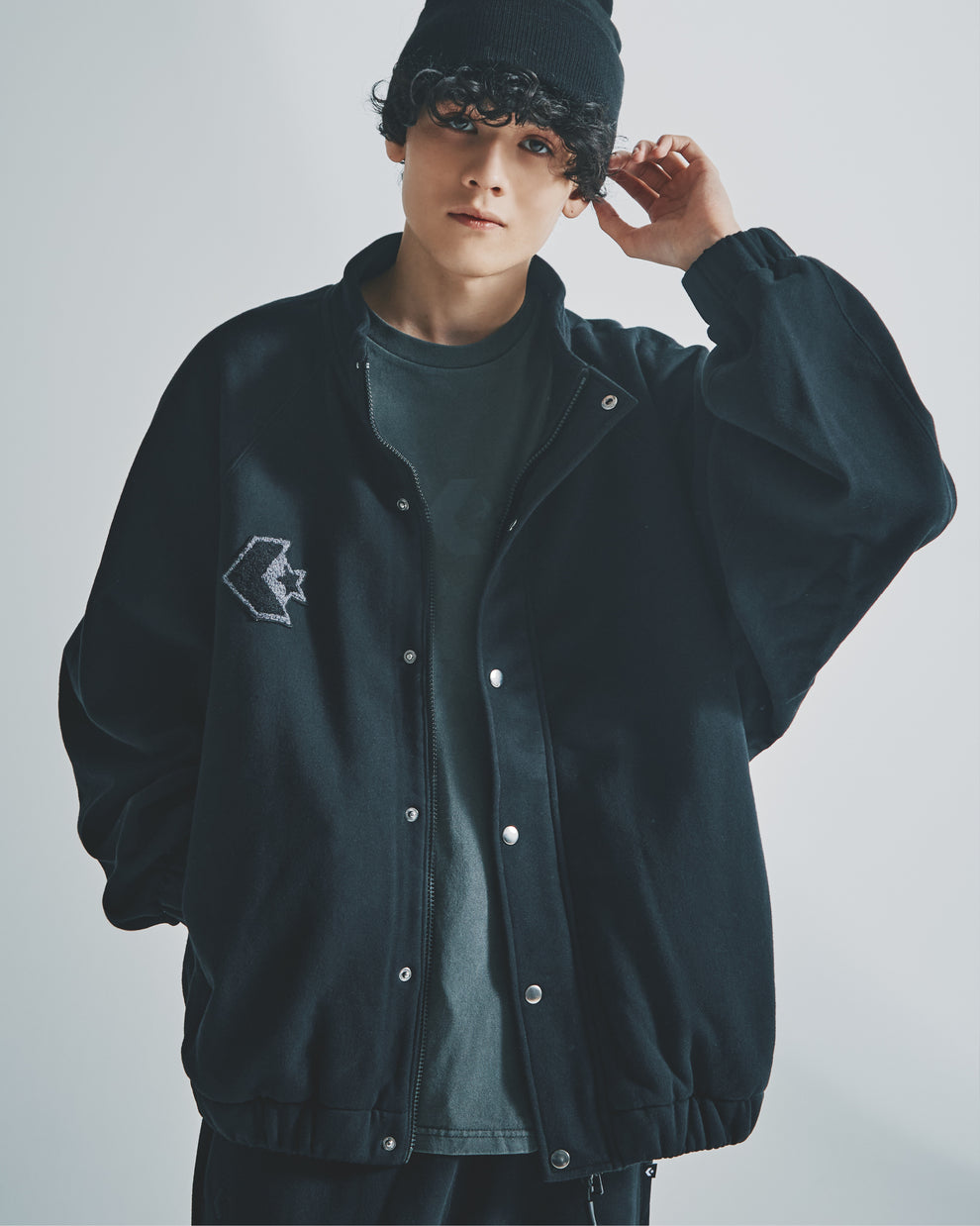 CV UA SWEAT JACKET U (BLACK) – UNAVERAGE LABEL